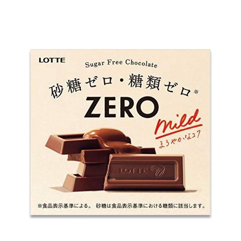 Lotte Zero Sugar-free Chocolate 50g - Weee! Lotte Zero Sugar-free Chocolate 50g - Weee!