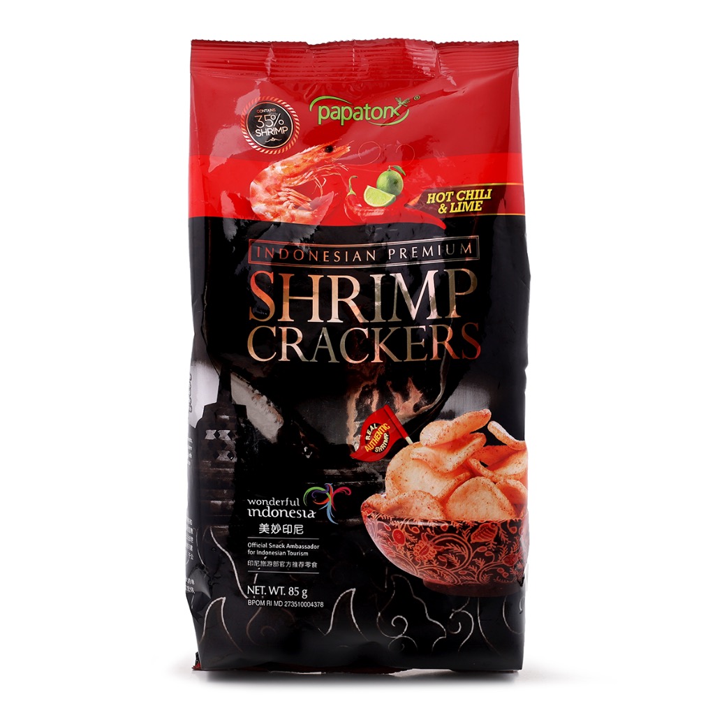 Get Papatonk Premium Shrimp Crackers, Hot Chili and Lime Flavor ...