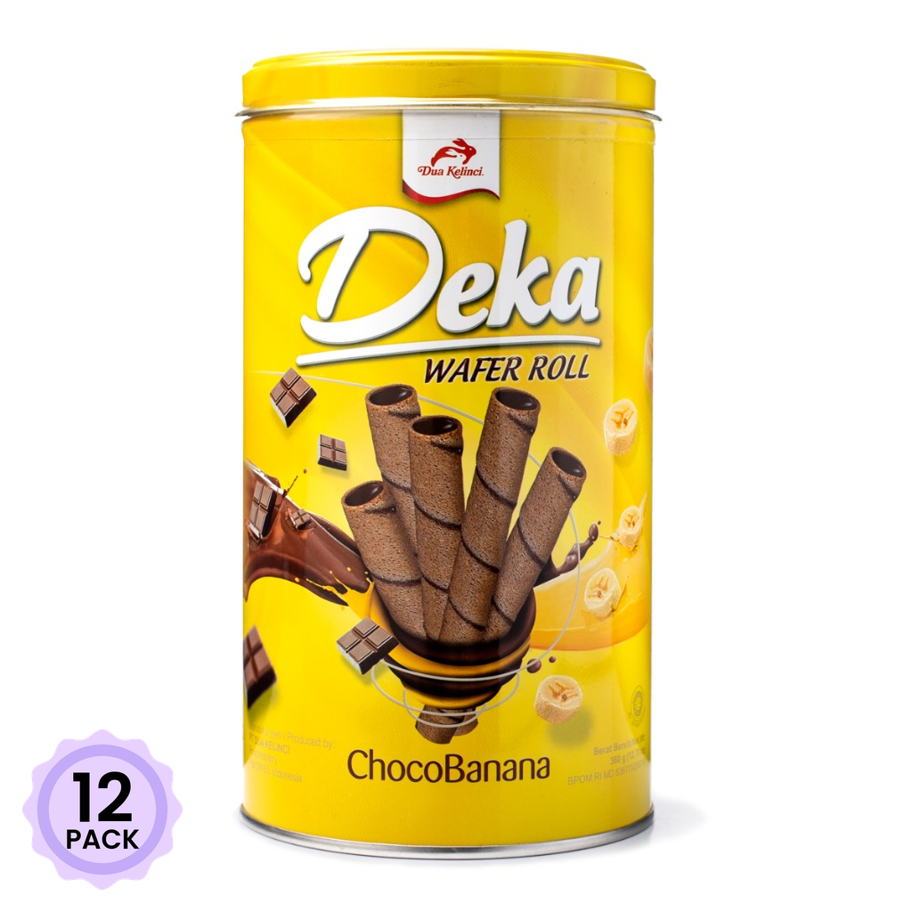 Get Deka Wafer Roll, Choco Banana Flavor 360 g*12 pack Delivered | Weee ...
