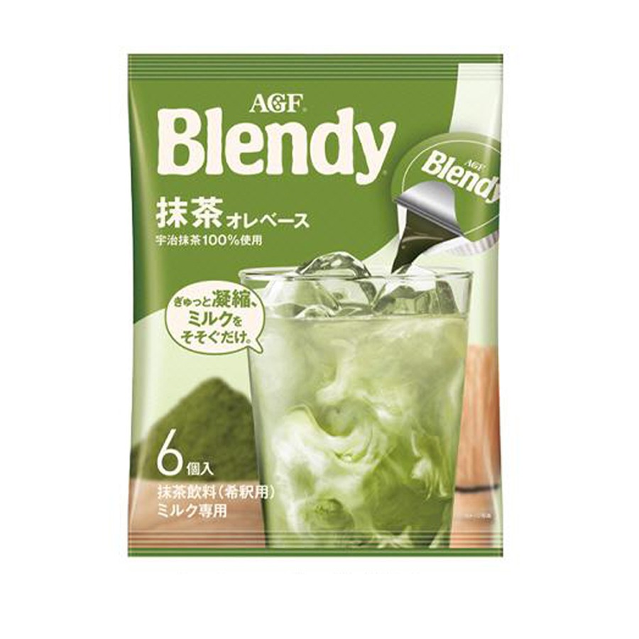 Get AGF Blendy Matcha Concentrated Tea 6pcs/ 1 each Delivered | Weee! Asian Market