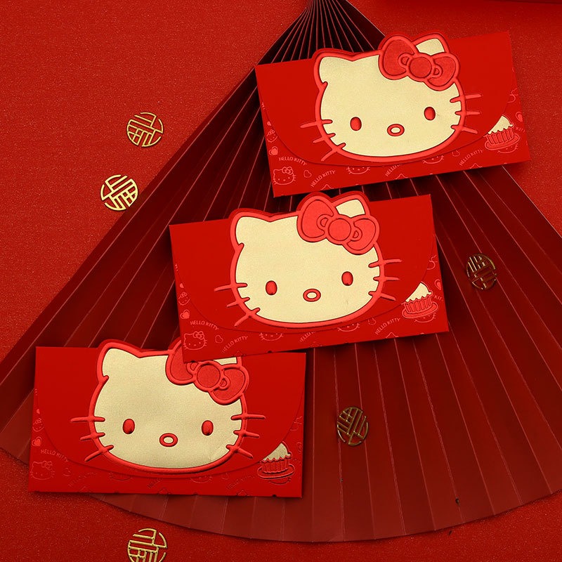 Get Wedding Red Envelope/Hello Kitty Red Envelope Cartoon 2024 Of ...
