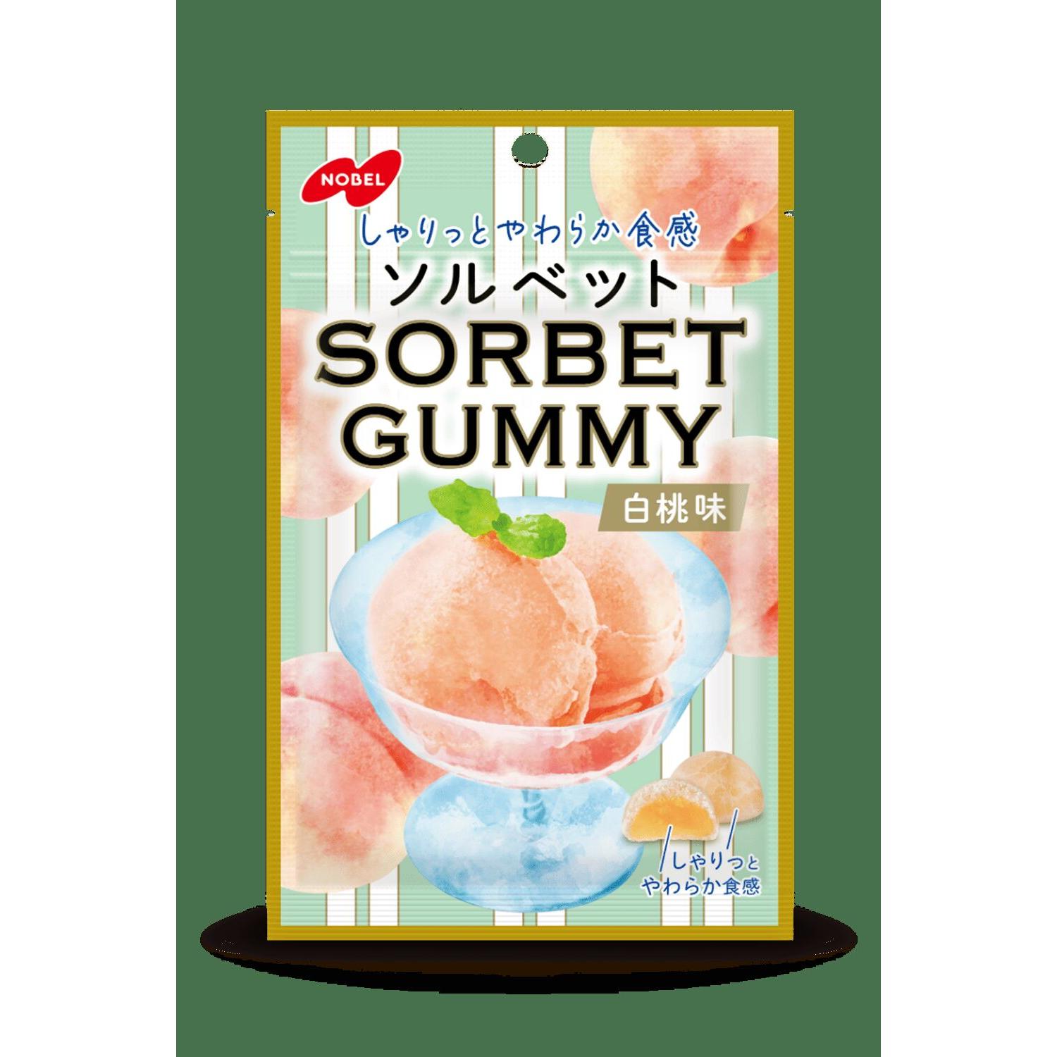 Get Nobel White Peach Flavor Gummy Candy 50g 1 each Delivered | Weee ...