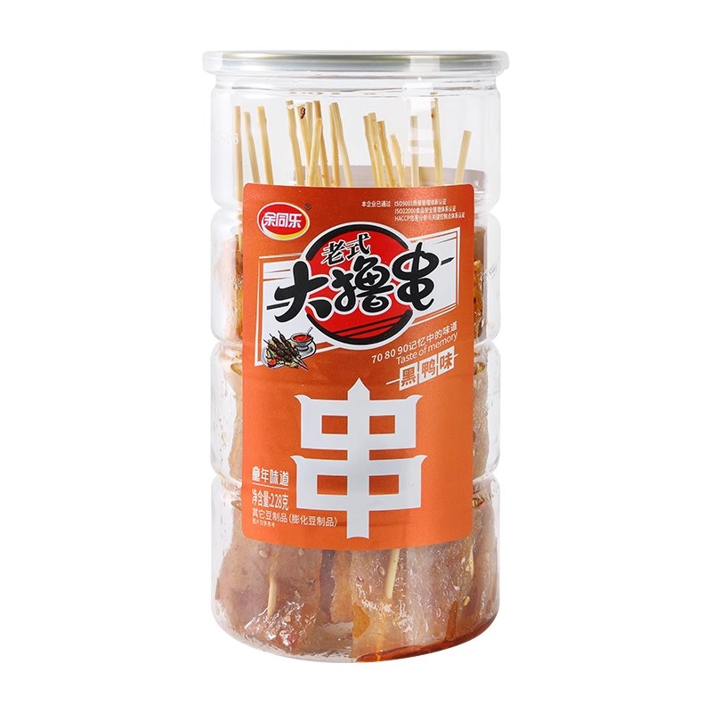 Yu Tongle eat barbecue black duck 228g*1 barrel - Weee!