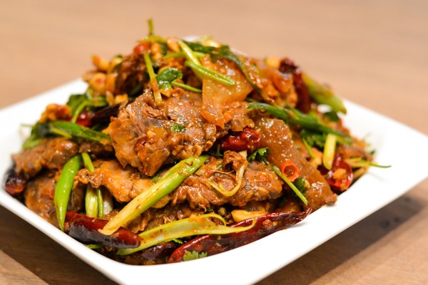 Sliced Beef and Ox Tongue in Chili Sauce - Weee!