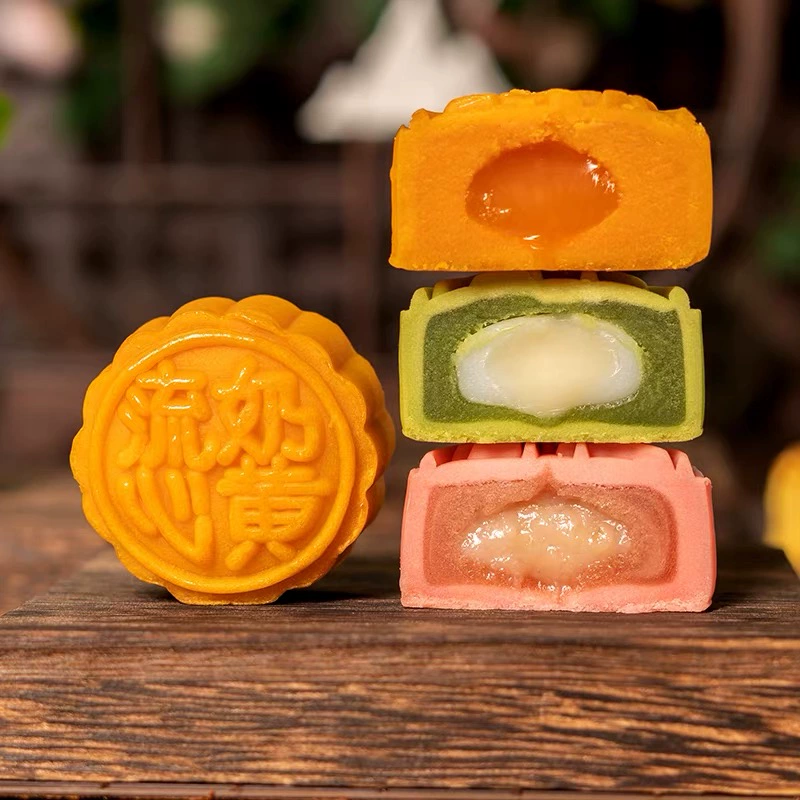 Get Low-sweet, flow-heart mooncake *1 box 500 g Delivered | Weee! Asian Market