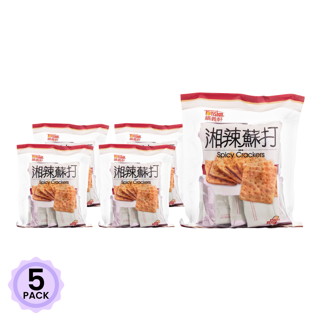 Get Fuyishan Spicy Soda Cracker 306 g*5 pack Delivered | Weee! Asian Market