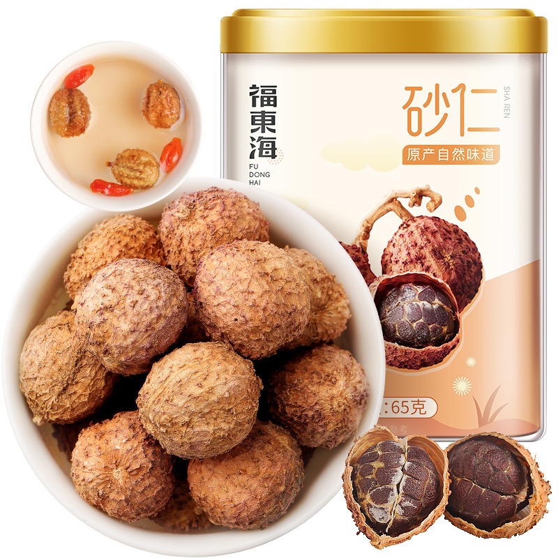 【福東海出品】砂仁 正宗春砂仁精選 溫脾開胃 止嘔止瀉 理氣安胎65g/罐 - Weee!