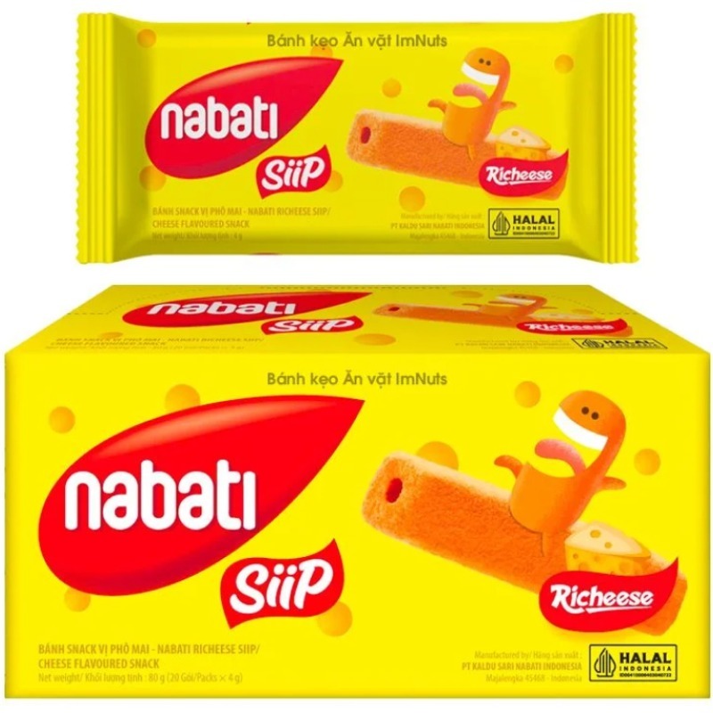Get [Nabati] Cheese Wafer Siip 80g 1 count Delivered | Weee! Asian Market