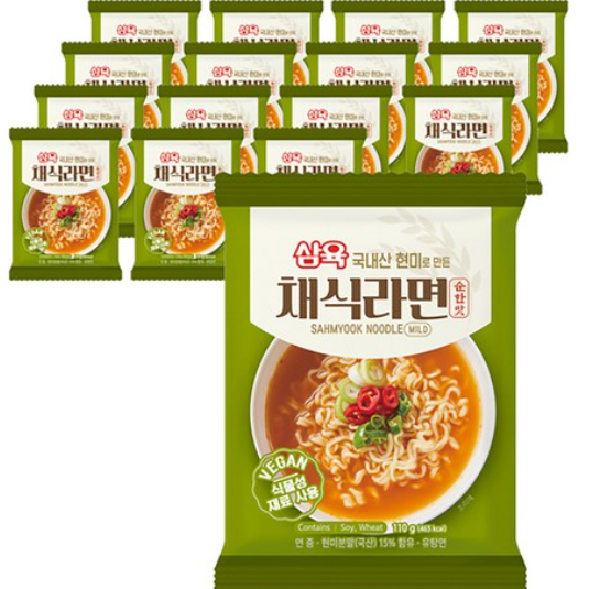 Get [Korea Direct ] Samyuk vegetarian ramen is mild 16bags Delivered ...