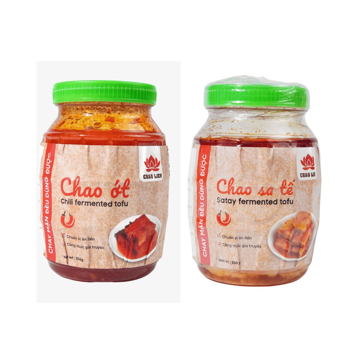 Get Chao Lien 2 Jars Chili & Satay Fermented Tofu 2 box Delivered ...
