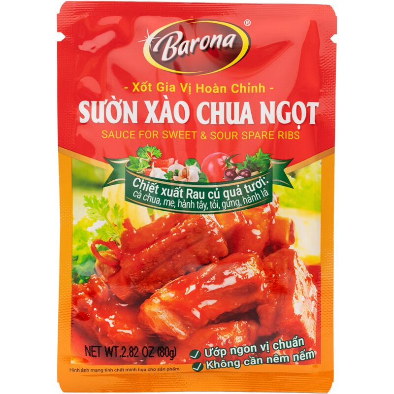 Barona Sauce for Sweet and Sour Spare Ribs - Weee!