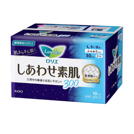 Get KAO Night Use 30cm 10 pads Super Soft Feminine Period Pads with ...
