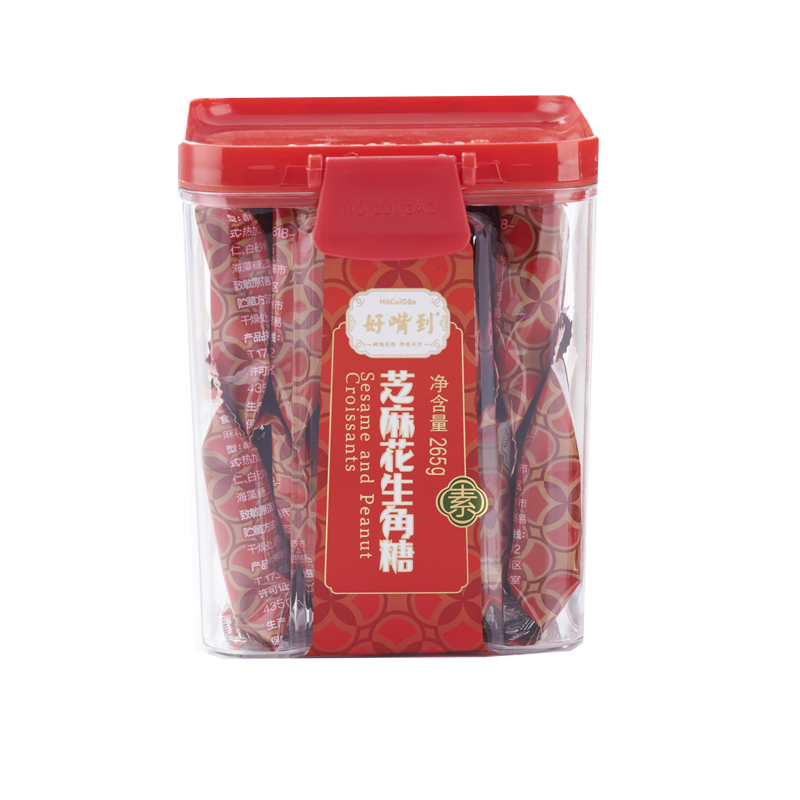 好嘴到芝麻花生角糖265g*1罐 - Weee!