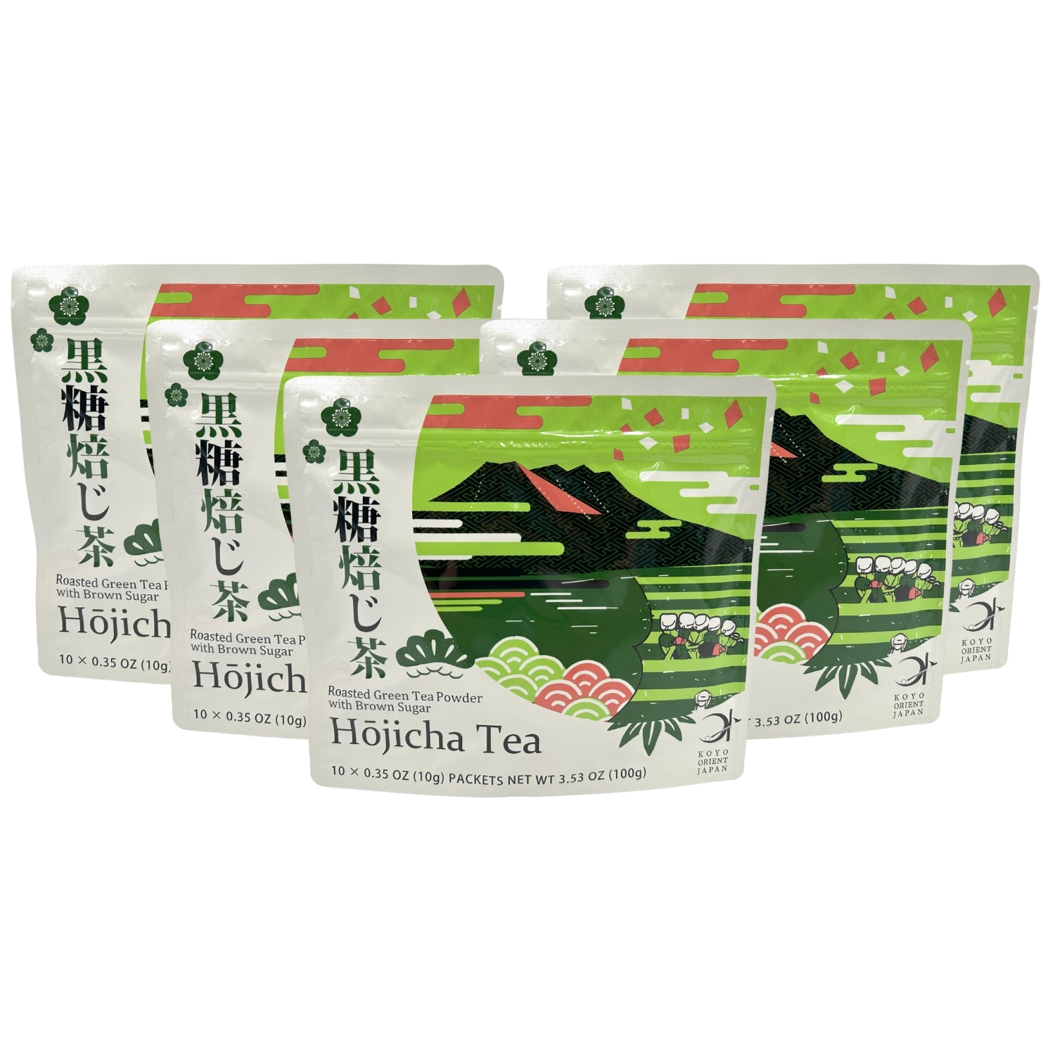 Koyo Orient Japan- Roasted Green Tea Hojicha Powder Latte Mix with ...