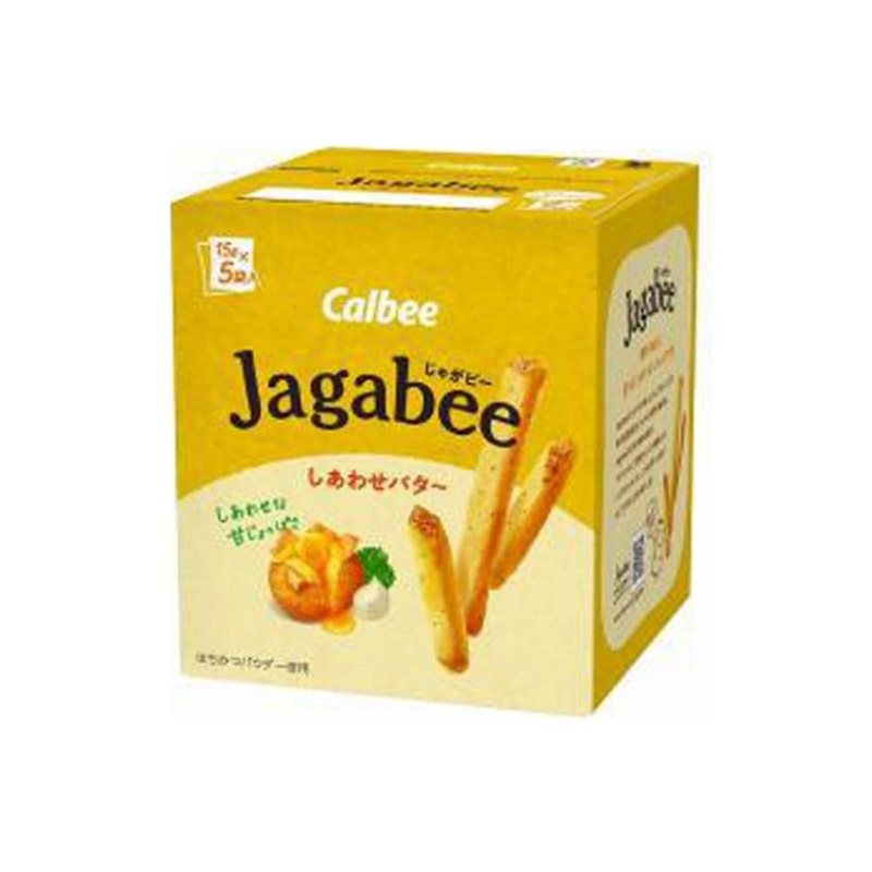 Calbee卡乐比 Jagabee薯条 蜂蜜黄油味 15g*5袋 75g - Weee!