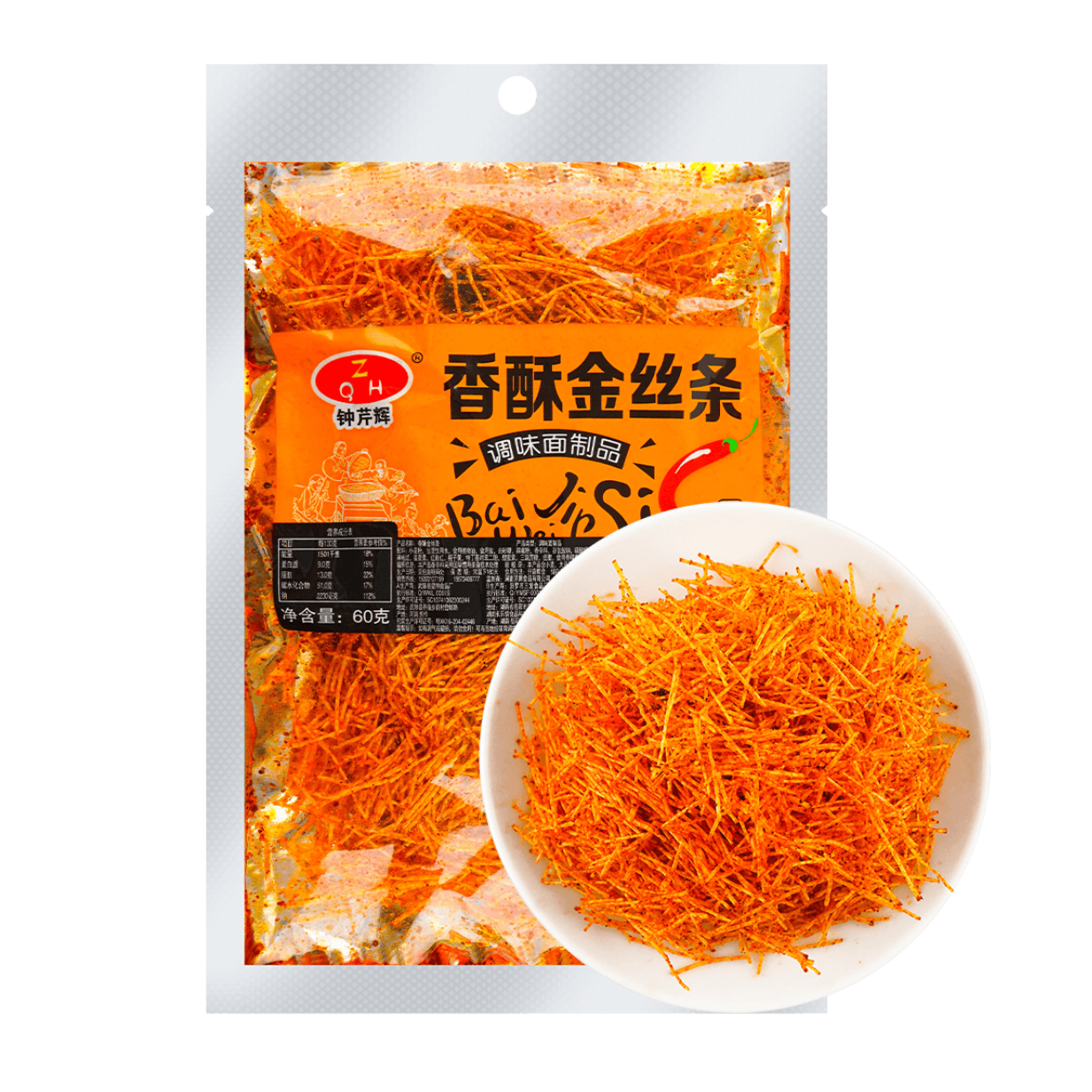 鍾芹輝 香酥金絲條 60g - Weee!