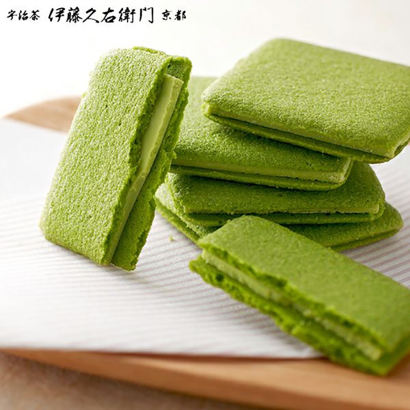 Get Ito Kyuemon Uji Matcha Sandwich Cookies 10pcs Delivered | Weee ...