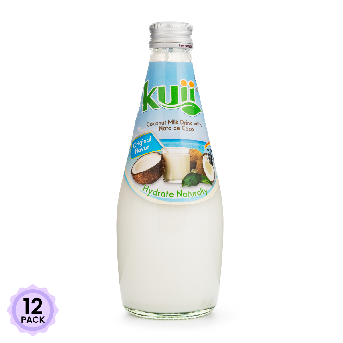 Get Kuii Nata de Coco, Original Natural Coconut 290 ml*12 pack ...