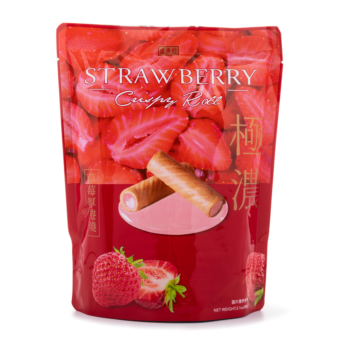 Get Triko foods Rich Strawberry Crispy Roll Delivered | Weee! Asian Market