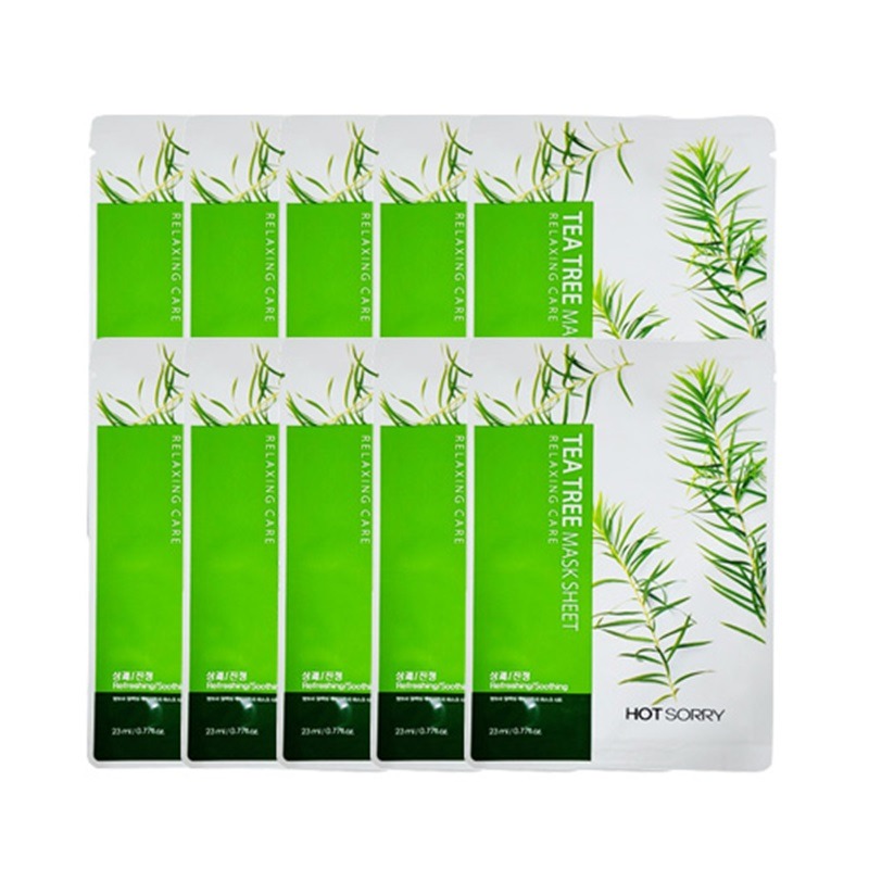 Get [HOTSORRY] Relaxing Care Tea Tree Mask Sheet 10ea Delivered | Weee ...