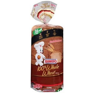 【Wholesale Only】Bimbo 100% Whole Wheat Bread 16 oz - Weee!