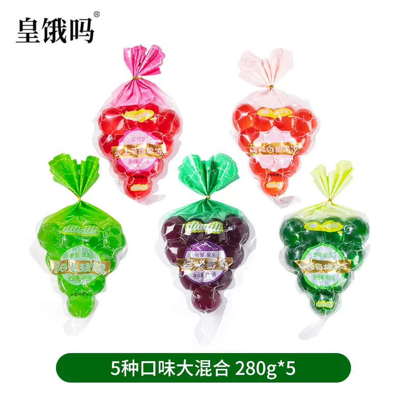 Fruit Jelly Mixed Flavor Assortment (5 varieties) - Weee!