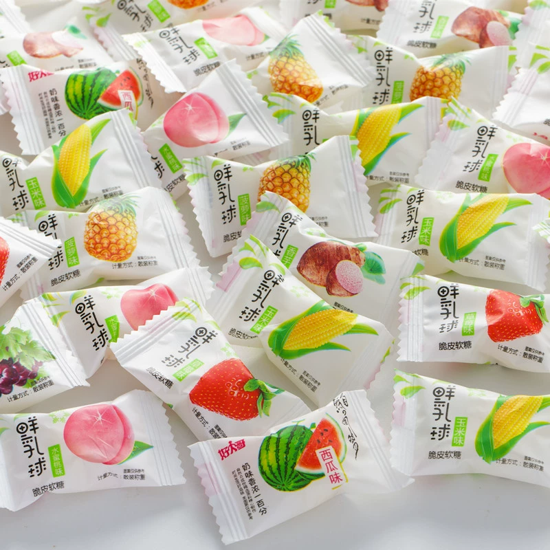 Get Crispy Milk Candy Crispy Fresh Milk Ball Candy Sandwich Milk Candy ...