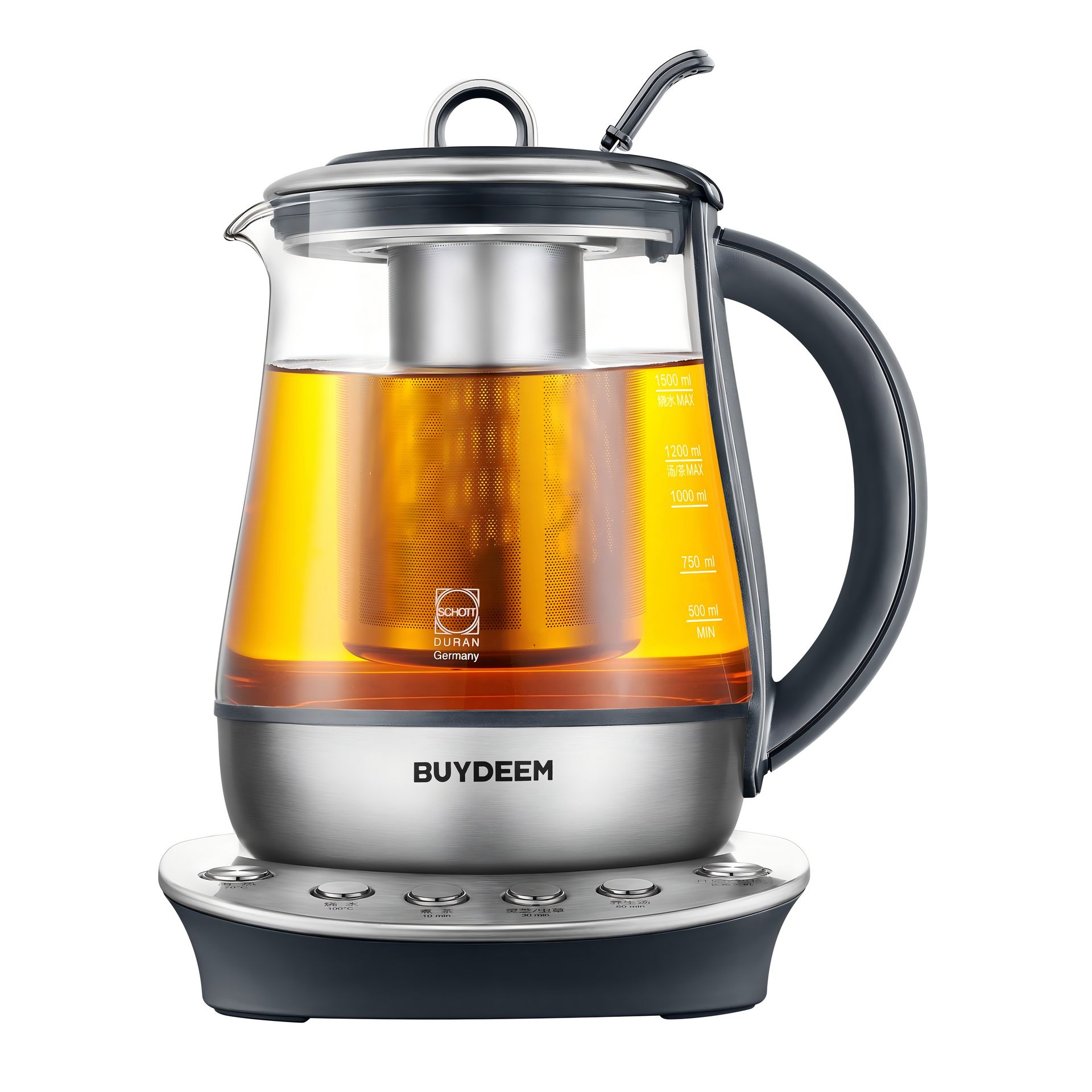 Get BUYDEEM K2423 Tea Maker Durable 316 Stainless Steel German Schott ...