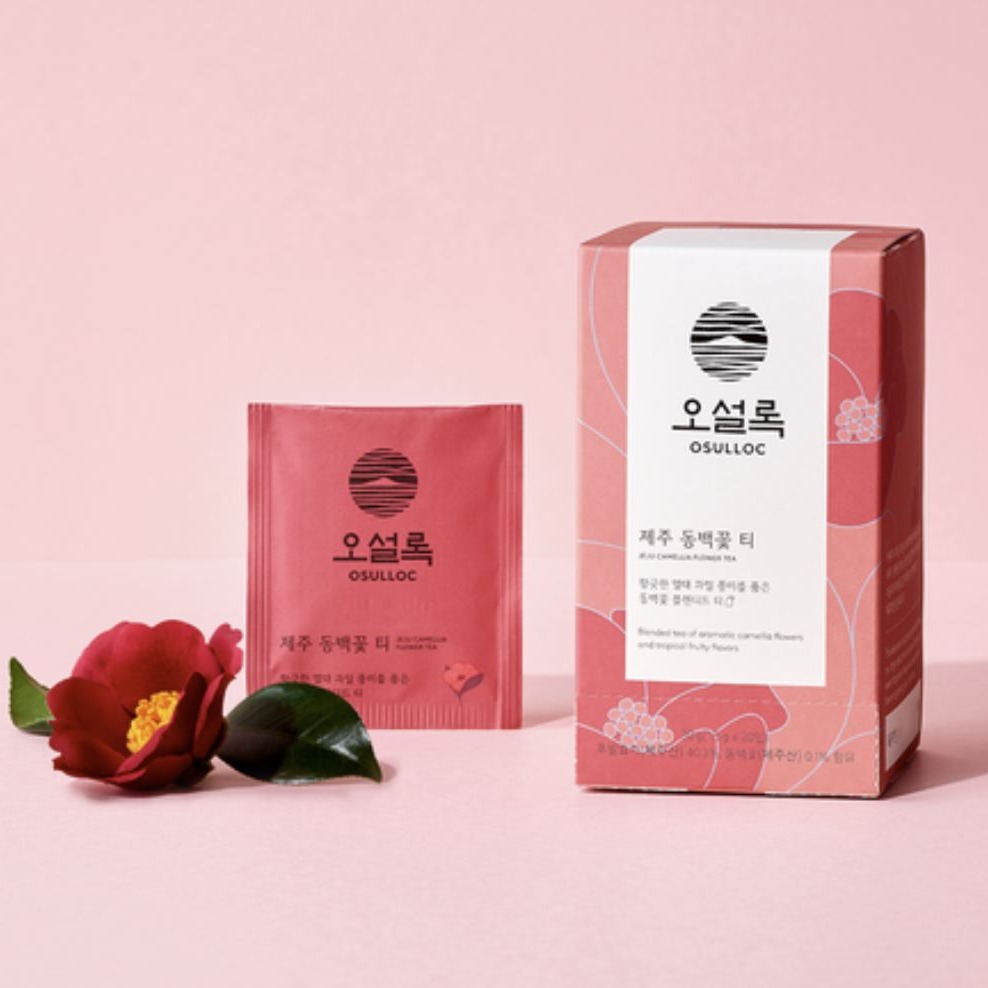Get OSULLOC JEJU Camellia Flower Tea 1.5g x 20ea Delivered | Weee ...