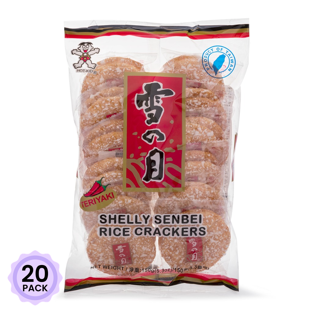 Get Want Want Shelly Senbei Rice Cracker, Teriyaki Flavor 150 g*20 pack ...