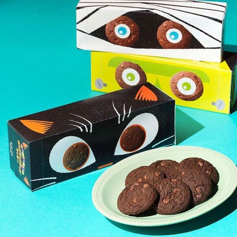 Get KALDI Halloween Cocoa Chocolate Chip Cookies 15 pieces Delivered ...