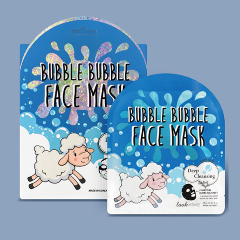 LOOK AT ME Face mask (10 sheets): Bubble bubble - Weee!