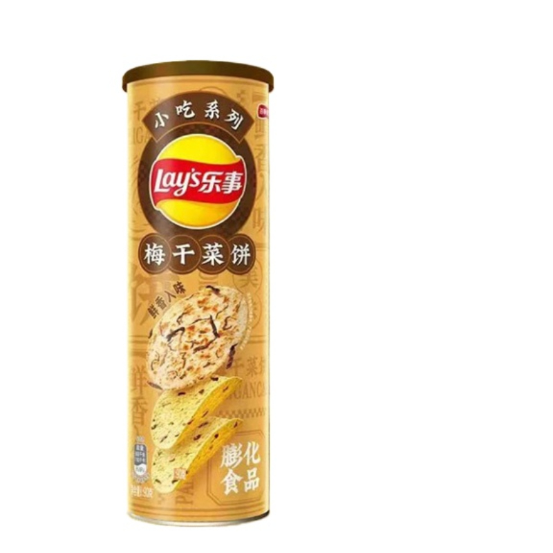 Get Leshi Potato Chips Snack Series Meigan cai Flavor 90g * 1 can ...