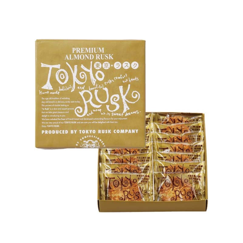 Get Tokyo Rusk Premium Almond Rusks 14pcs Delivered | Weee! Asian Market