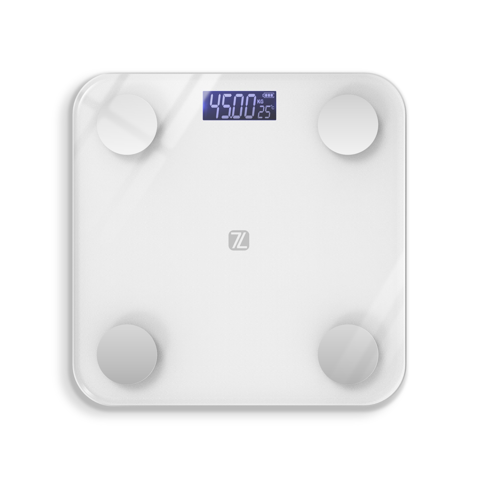Get Body Fat Scale Smart Weight Scale White Rechargeable Model ...