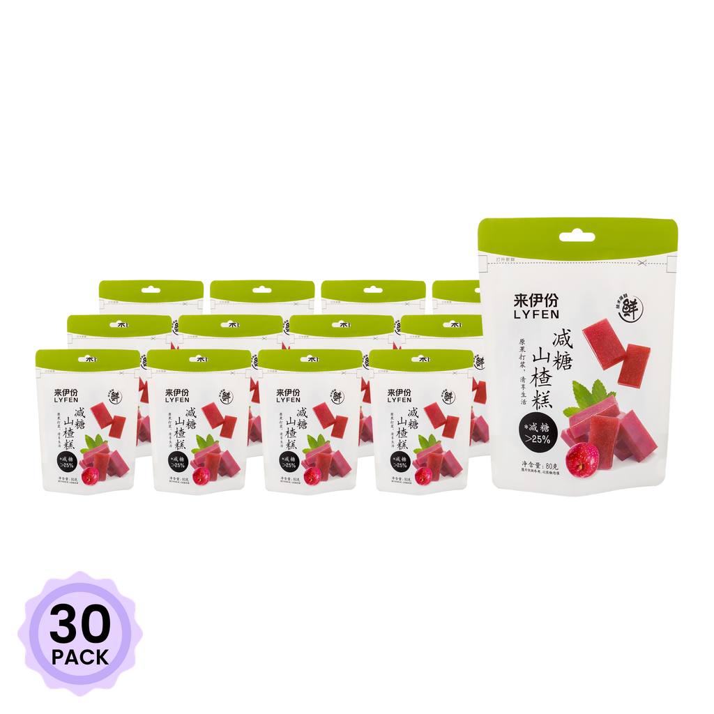 Get LYFEN Hawthorn Cake, Reduced Sugar 80 g*30 pack Delivered | Weee ...