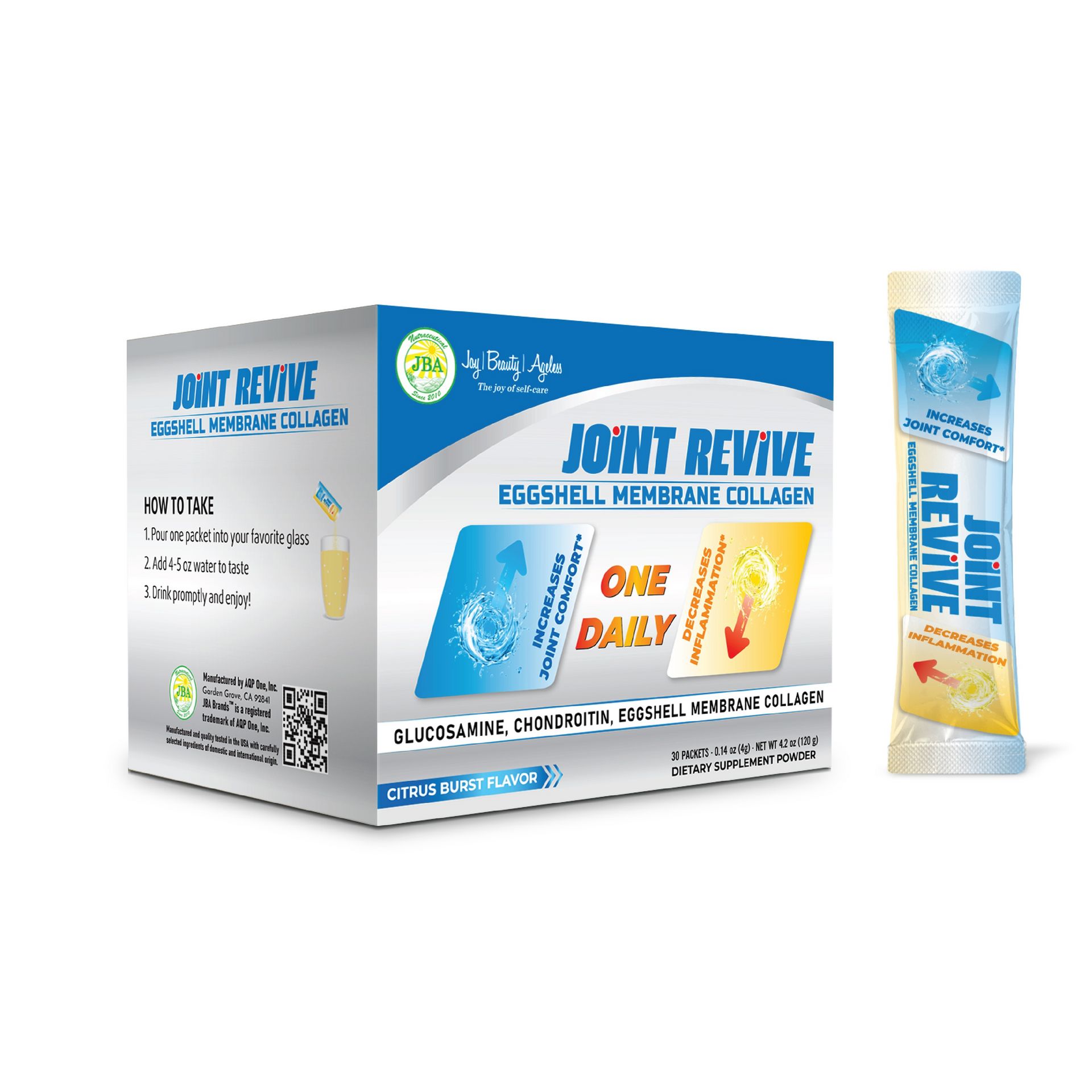 JBA JOINT REVIVE POWDER with EGGSHELL MEMBRANE COLLAGEN - Weee!