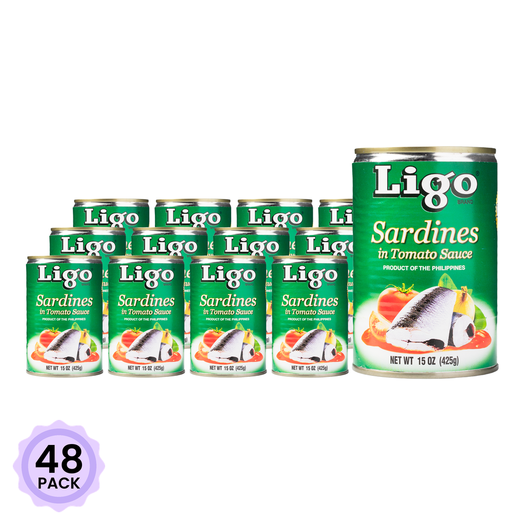 Get Ligo Sardines in Tomato Sauce 15 oz*48 pack Delivered | Weee! Asian ...