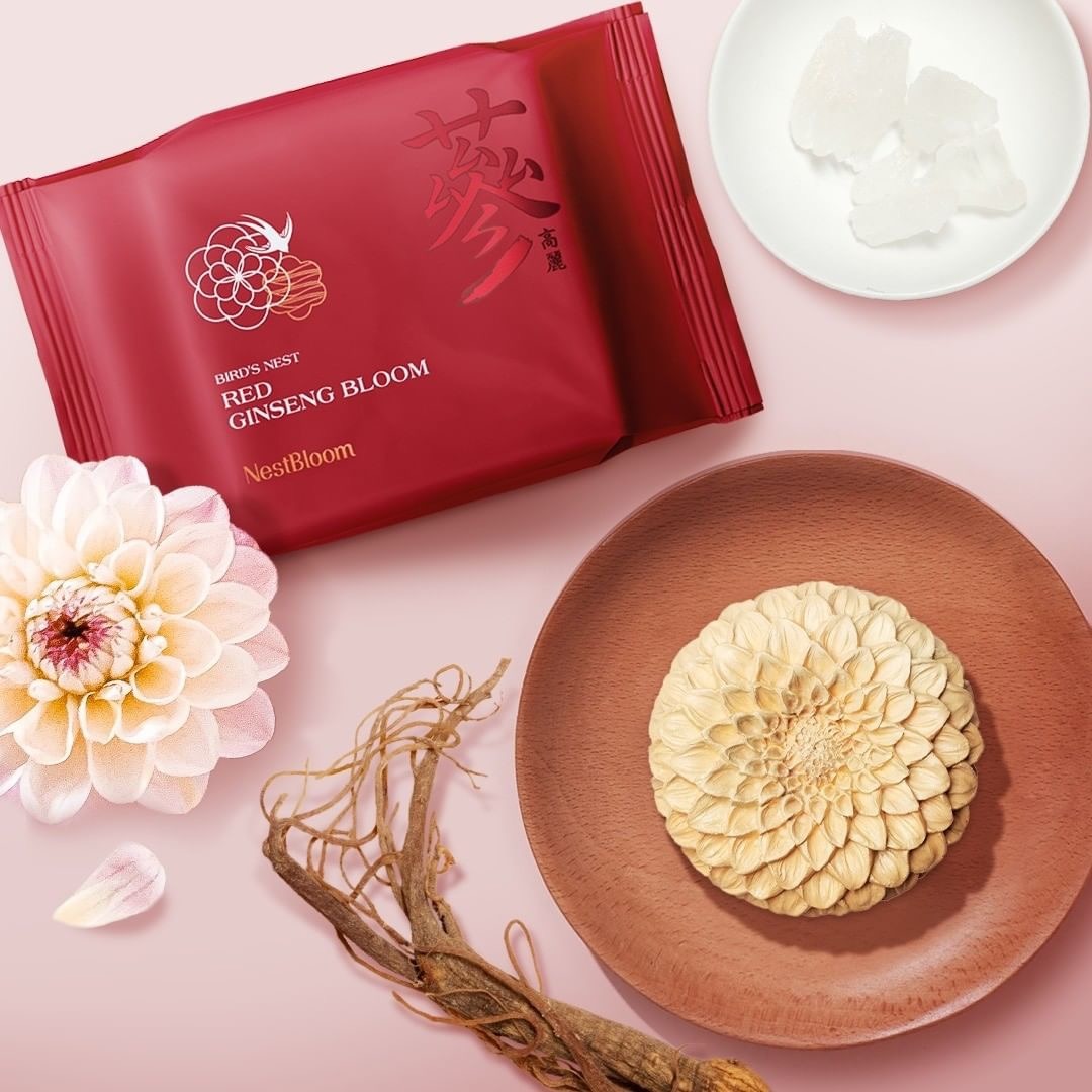 Get NestBloom Bird's Nest Dessert/Soup - Red Ginseng Rock Sugar Flavor - Gift Box Delivered ...