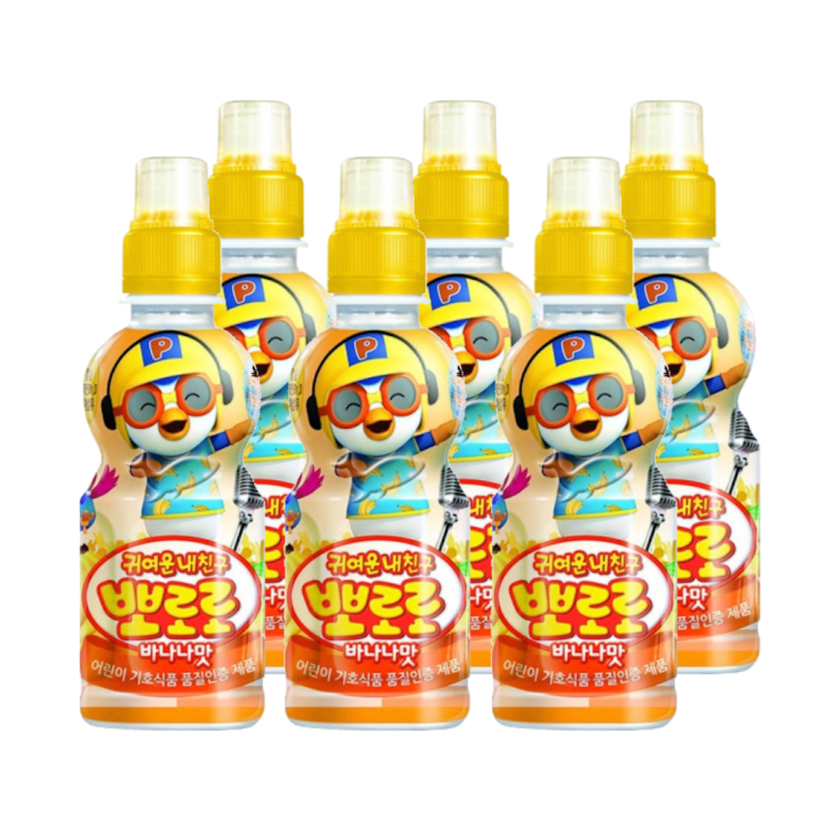 Get Paldo Pororo Banana Flavored Drink Milk 7.95 oz pack of 6 Delivered ...