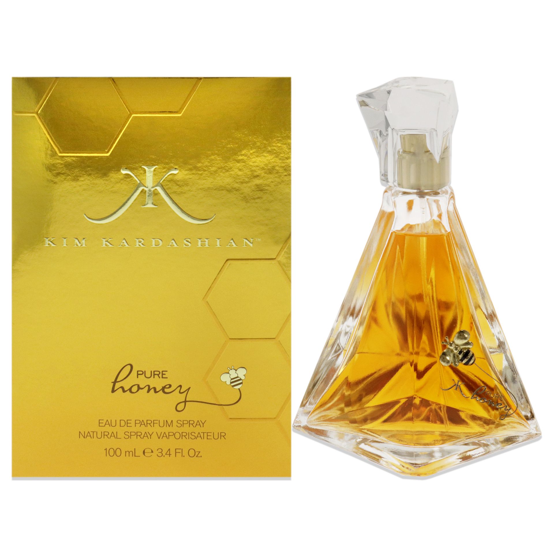 Get Pure Honey by Kim Kardashian for Women - 3.4 oz EDP Spray Delivered ...