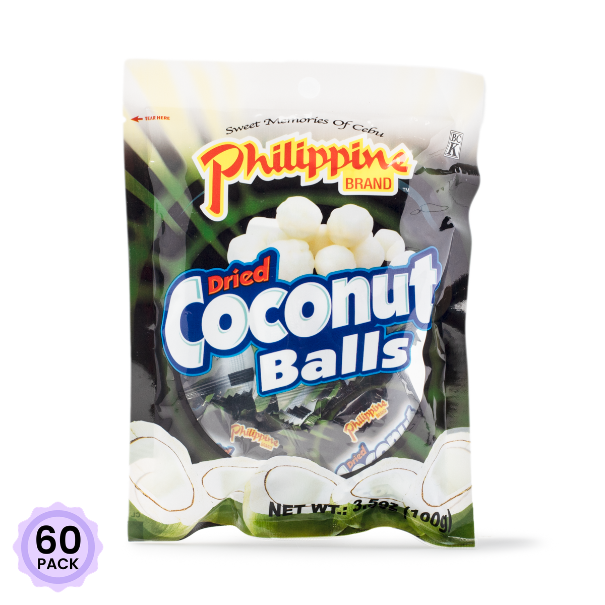 Get Philippine Brand Coconut Balls 100 g*60 pack Delivered | Weee ...