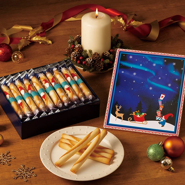 Get YOKUMOKU Christmas Cigare Cookie Roll 20 Pieces Delivered | Weee ...
