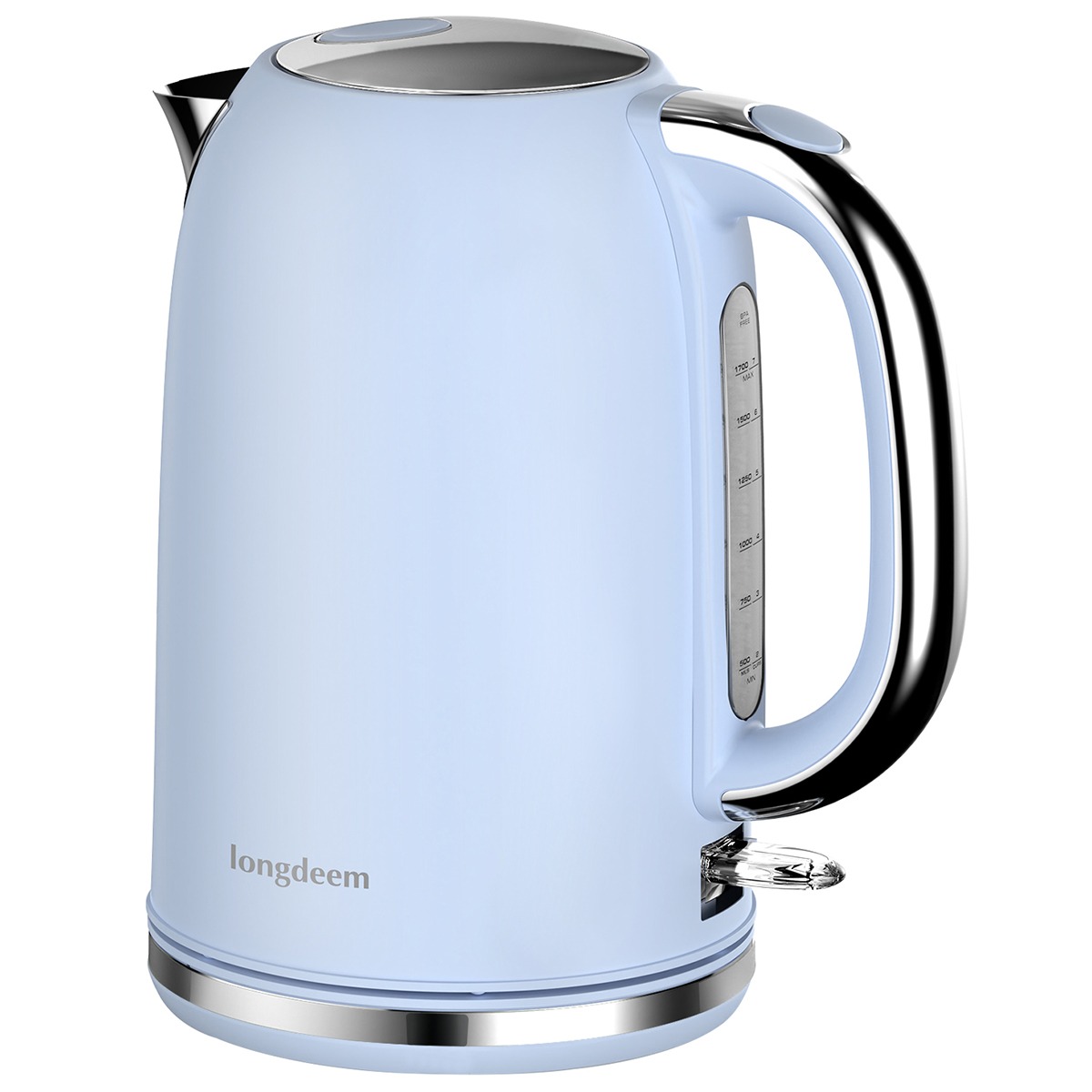 Get 1.7L Stainless Steel Electric Kettle, Blue Delivered | Weee! Asian ...