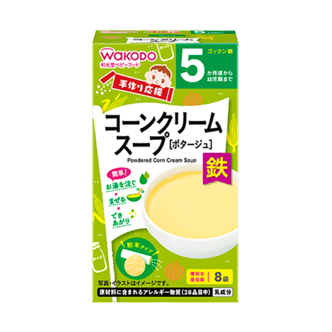 Get Wakodo Handmade Support Corn Cream Soup 28.8g 1 box Delivered ...