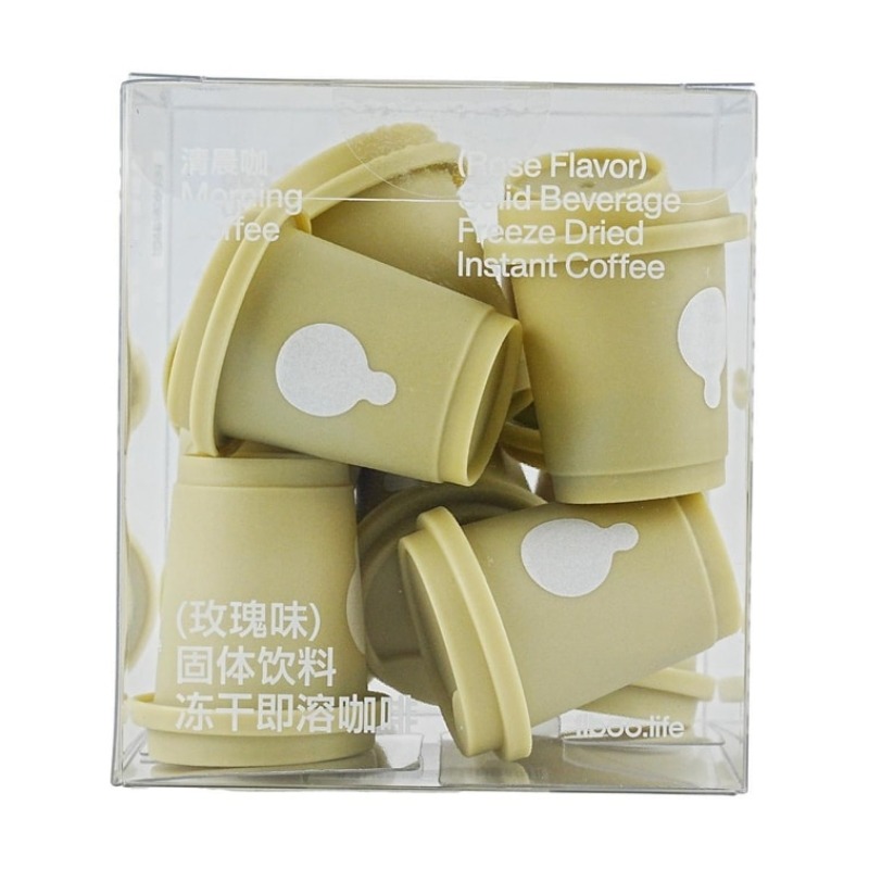 Get FIBOO Solid Beverage Freeze Dried Instant Coffee #Rose Flavor 10 ...