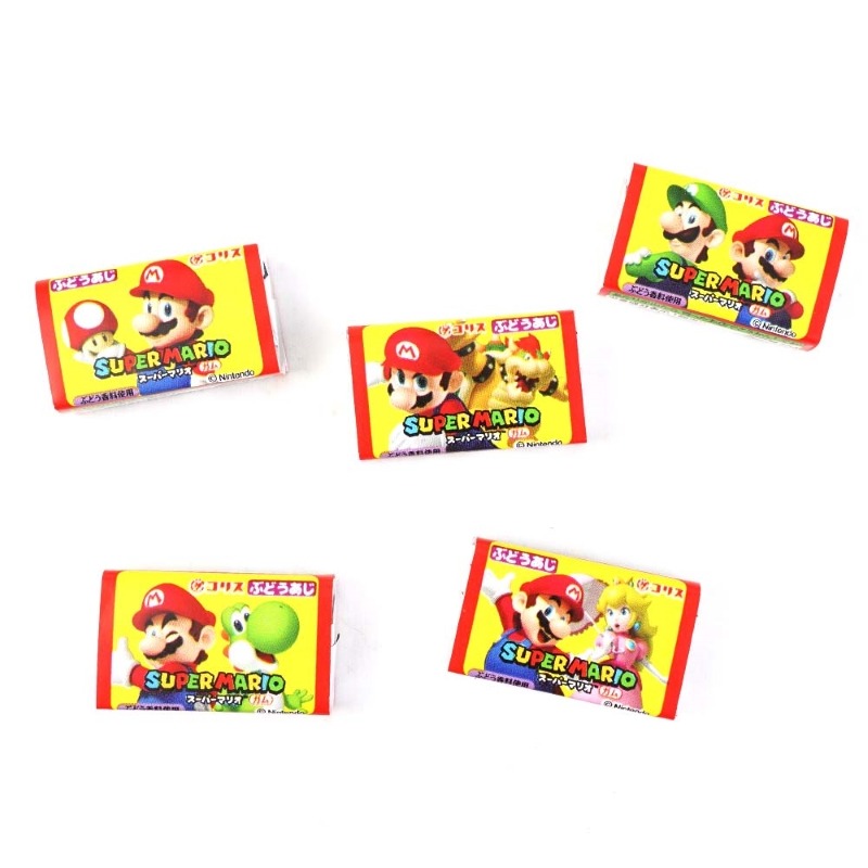 Get Korisu Super Mario Grape Flavored Gum Random One Delivered | Weee ...