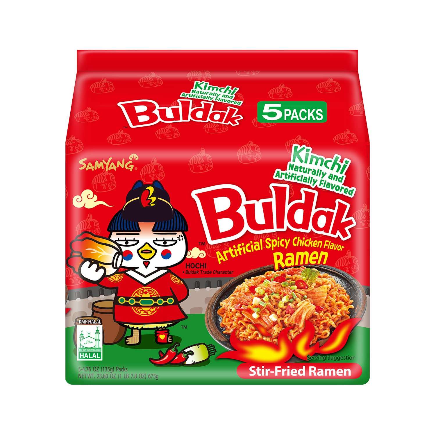 Get SAMYANG Buldak Chicken Flavor Ramen Noodles Multi Kimchi(153g ...