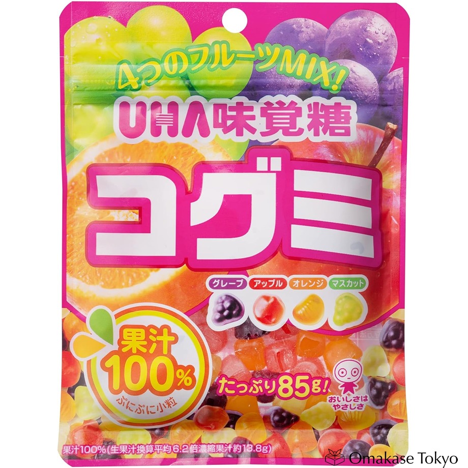 Get UHA Mikakuto Kogumi Fruit Juice Gummy Assortment 85g Delivered ...