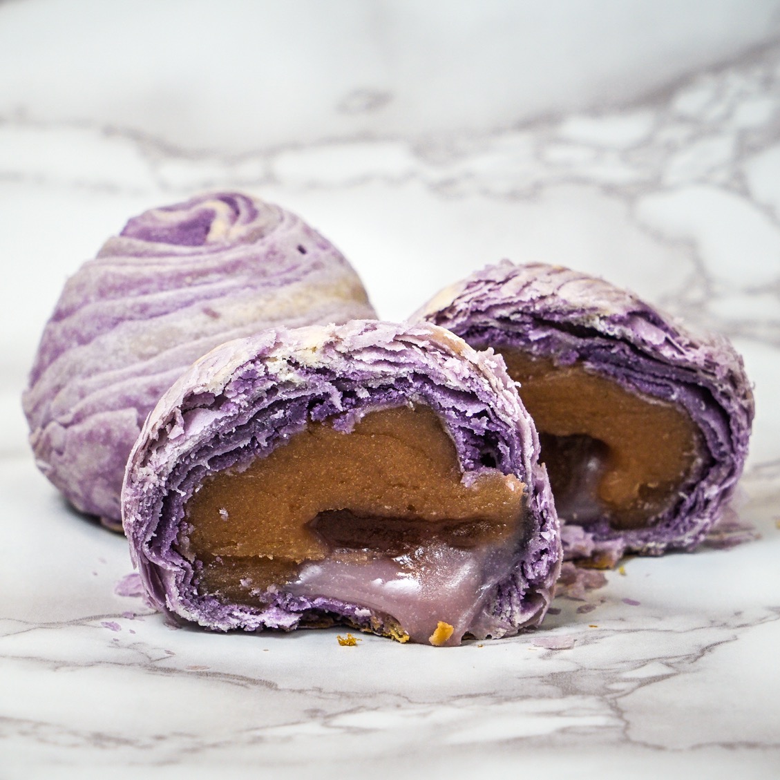 Get BakeCulture Taro Mochi Pastry Ball 2pc Delivered | Weee! Asian Market